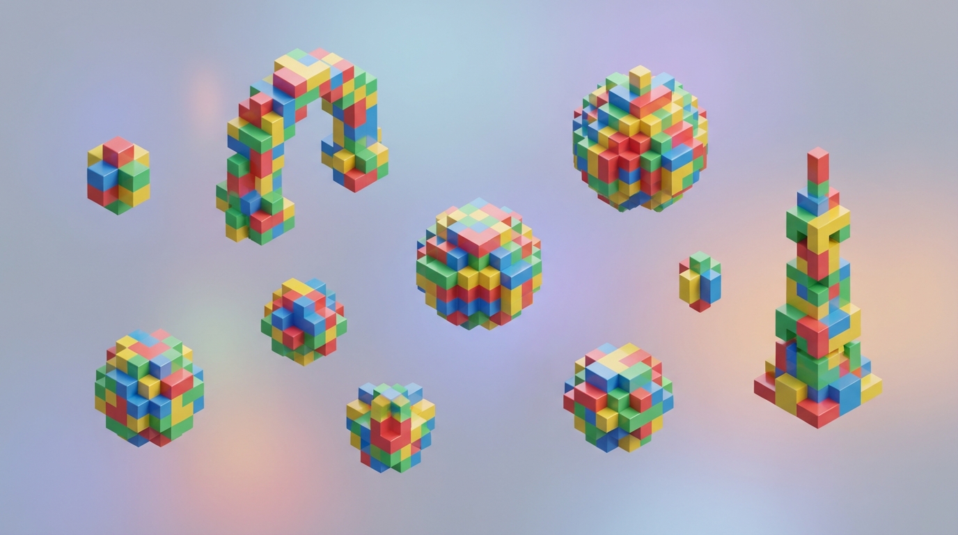 3D Voxel Physics Playground - Interactive Block Builder